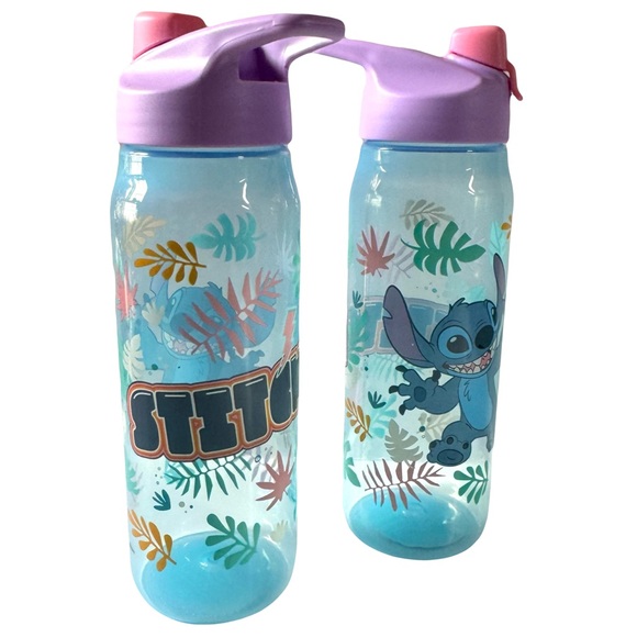Dining | Disneys Stitch Chug Bottle With Fliptop Lid 2oz | Poshmark